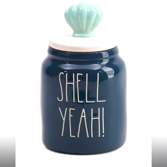 Rae Dunn | Kitchen | Nwt Rae Dunn Shell Yeah Jar Canister | Poshmark